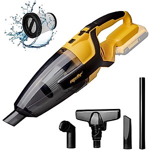 Mellif Cordless Vacuum for Dewalt 20V Max Battery, Handheld Electric Power Vacuum Cleaner for Hardwood Floor Carpet Pet Hair Car (No Battery)