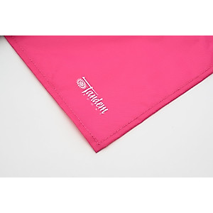 Tandem Sport Elite Red Linesman Flags - Referee Flags with Comfortable Soft Golf Grip Handles - Volleyball Referee Flags, Soccer Referee Flags - Set of 2 with Carrying Bag