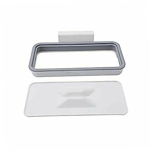 Eioflia Hanging Trash Bag Holder with Lid Over Cabinet Garbage Bag Rack Kitchen Trash Bin Bag Rack for Kitchen