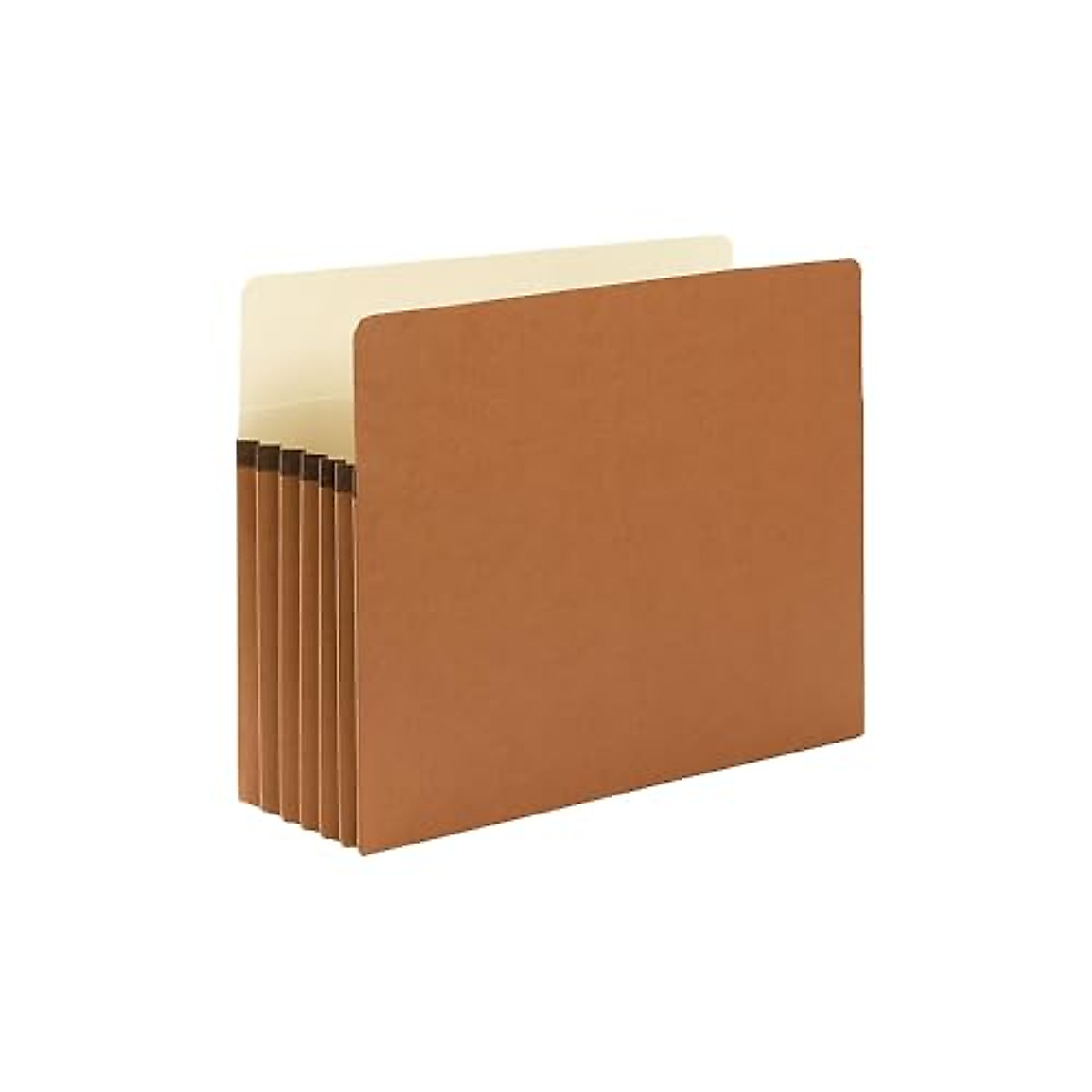 Smead® Redrope File Pockets, Letter Size, 5 1/4" Expansion, 30% Recycled, Redrope, Box Of 50
