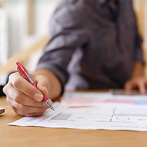 Pilot, G2 Mini Premium Rolling Ball Gel Pens, Fine Point 0.7mm, Black, Pack of 12