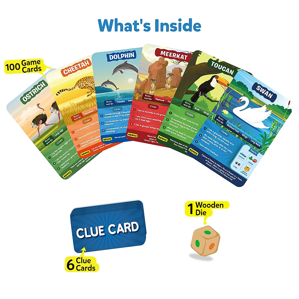 Skillmatics Card Game - Guess in 10 Animal Megapack, Perfect for Boys, Girls, Kids & Families Who Love Toys, Travel Games, Gifts for Ages 6, 7, 8, 9