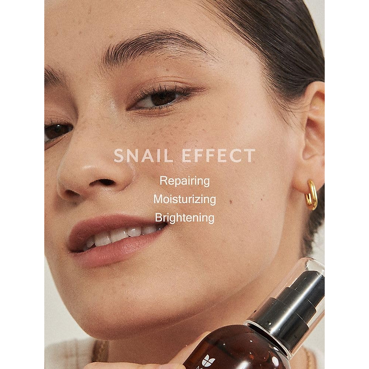 MIZON Snail Repair Intensive Essence Snail Mucin Adenosine Hyaluronic Acid Centella Asiatica Improves Skin Fine Line Treatment Smooth Skin Korean Skincare (3.38 fl oz)