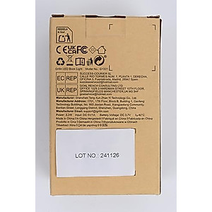 Gritin 16 LED Rechargeable Book Light for Reading in Bed- Eye Caring 3 Color Temperatures, Stepless Dimming Brightness, 80 Hrs Runtime, Lightweight Flexible Clip on Light for Book Lovers