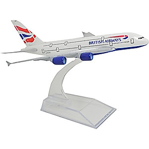 TANG DYNASTY(TM) 1:400 16cm Air Bus A380 British Airways Metal Airplane Model Plane Toy Plane Model