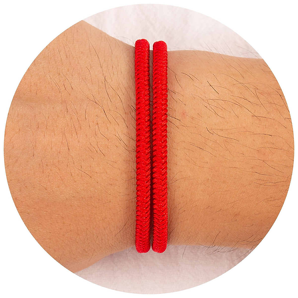 ASEWIHA Tibetan Lucky Red String Woven Bracelet for Protection Men Women Good Luck Red Thread Bracelet Handmade Knots Red Black Cord Rope Bracelet Adjustable,E