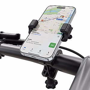 UPPEL Bike Phone Mount 360° Rotatable Bike Phone Holder Universal Cell Phone Bicycle Stand for iPhone and More 3.5-7 inch Cellphone - 2.1-3.5 in Width-Black