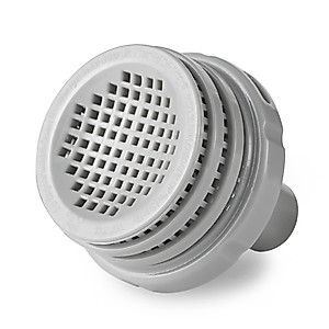 Intex 26004E Above Ground Swimming Pool Inlet Air Water Jet Replacement Part Kit; Includes Plunger Valve, Strainer Connector, Strainer Grid, etc.