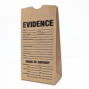 Crime Scene Paper Evidence Bags (Small)