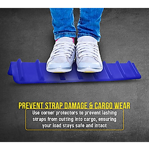 Mytee Products Blue Corner Protector V Shaped/V Edge Guard - 8" x 8" x 48" Inches
