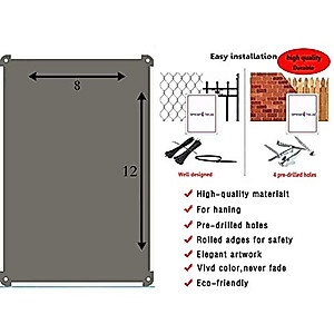 John Wick Movie Tin Sign,Masters of Horror Movie Poster Decor Metal Plate Theater Decor Wall Decal Tin Sign 12X8 Inches