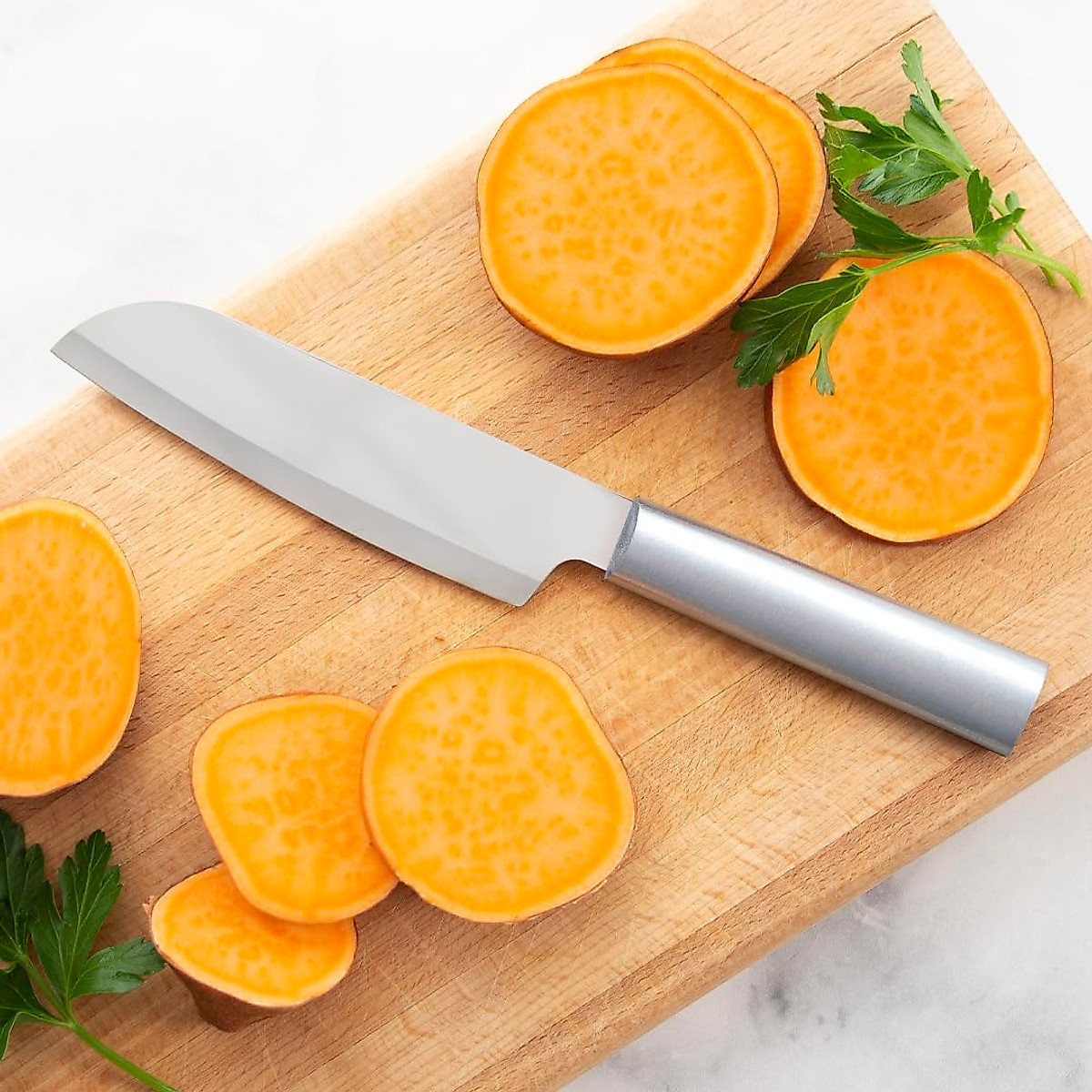 Rada Cutlery Cook’s Utility Knife – Stainless Steel Blade With Aluminum Handle Made in the USA, 8-5/8 Inch