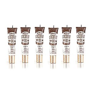 6-PACKS Kiss Broadway Clear Lip Gloss (Coconut Oil)