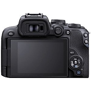 Canon EOS R10 Mirrorless Camera w/RF-S 18-150mm f/3.5-6.3 is STM Lens + 2X 64GB Memory + Case + Microphone + LED Video Light + More (35pc Bundle)
