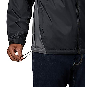Columbia Men's Glennaker Lake Rain Jacket, Black/Grill, XX-Large