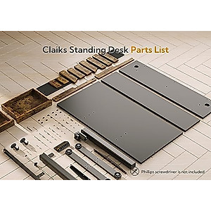 Claiks Standing Desk with Drawers, Electric Adjustable Standing Desk Adjustable Height, Sit Stand Up Desk with Storage Shelves & Wheels, 55 Inch Rustic Brown