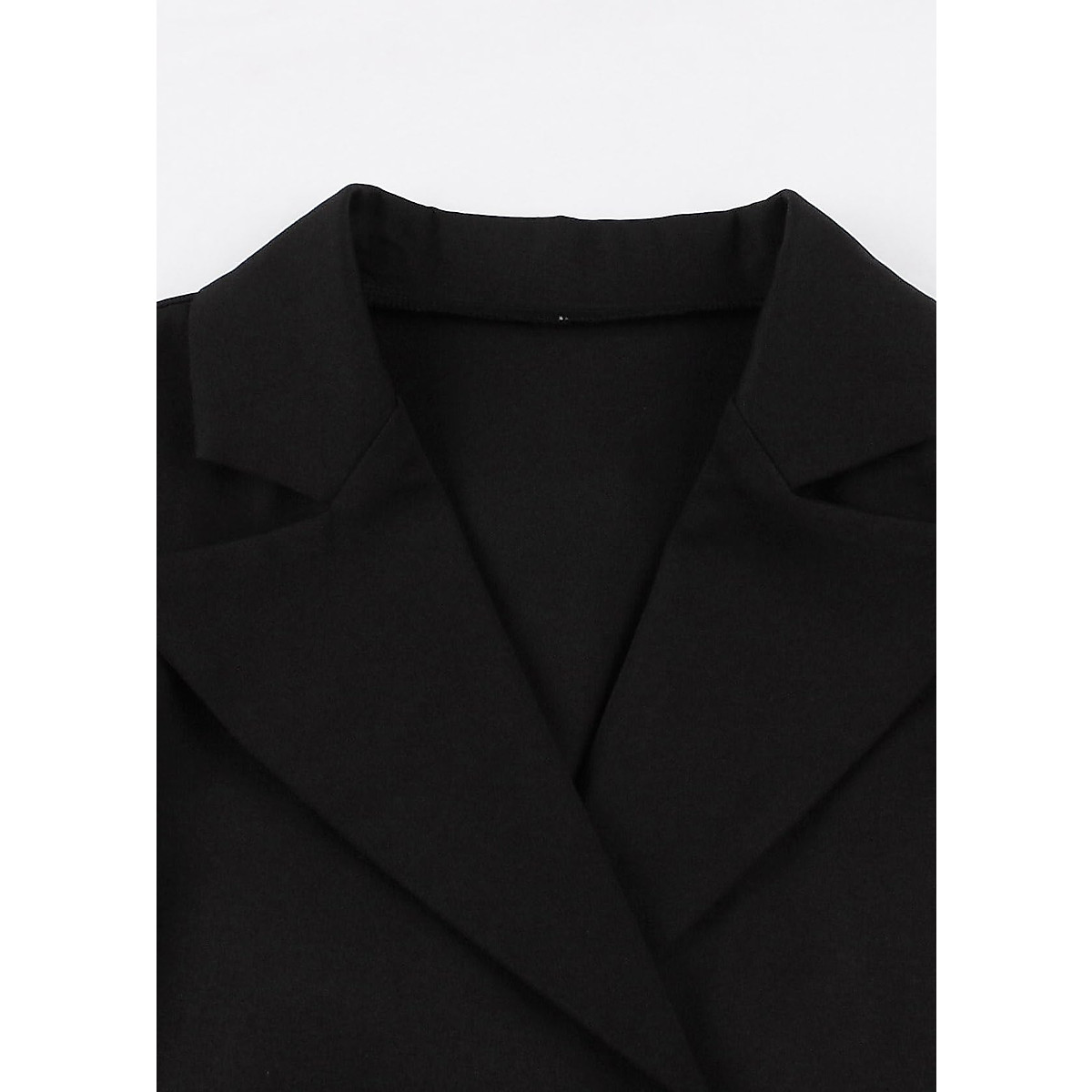 Nihsatin Women Double Breasted Victorian Steampunk Blazer Coat Jacket with Lace Hem