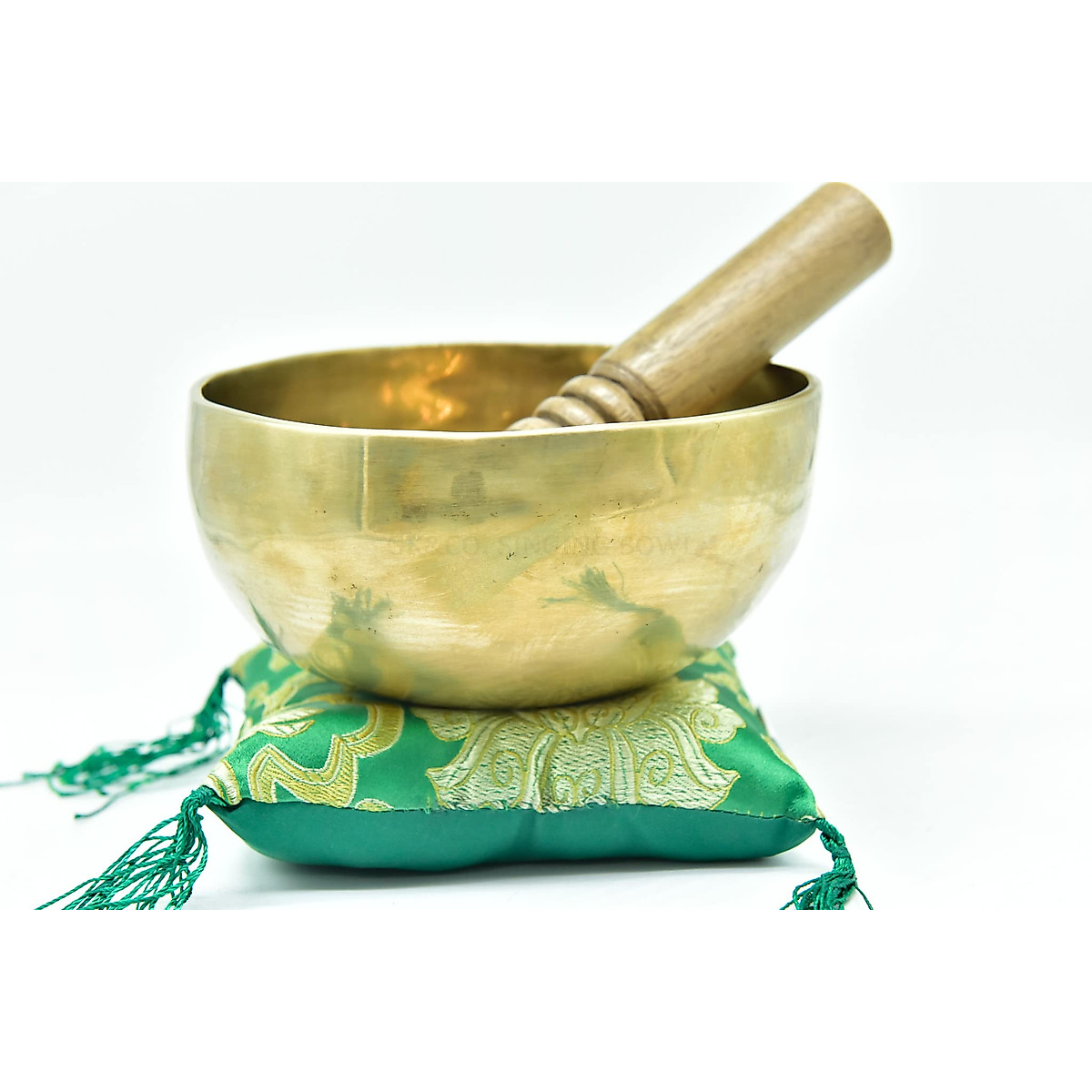 5.5" Tibetan Singing Bowl ~ Handmade ~ Superb Chakra Bowl for Meditation, Yoga,Healing, Mindfulness, Relaxation ~ Cushion & Mallet Included