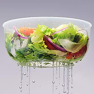 LocknLock Easy Essentials Food Storage lids/Airtight containers, BPA Free, Salad Bowl-16.9 Cup, Clear