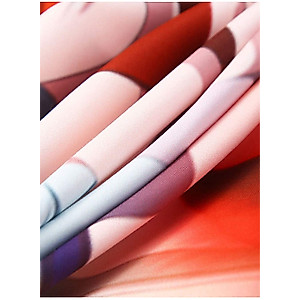 NICHIYOBI Ne-Zuko Anime Duvet Cover 3 Piece Bedding Set,Teen Anime Comforter Cover Set Super Soft Duvet Cover with Pillowcase (styel 10,Twin 60x86in + 20x30in)