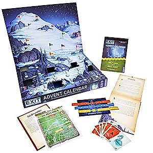 EXIT: Advent Calendar - The Mystery of The Ice Cave | EXIT: The Game - A Kosmos Game | Family-Friendly, Card-Based at-Home Escape Room Experience in a Calendar| 24 Riddles Over 24 Days | Ages 10+