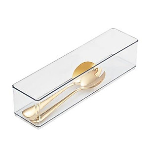 The Home Edit 6 Piece Kitchen Drawer Edit, Clear Plastic Storage System