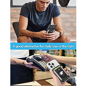 MagSafe Wallet with AirTag Holder, Magnetic Wallet Card Holder for Magsafe, Magnetic Wallet for iPhone 14 Pro Max/14 Pro/14/14 Plus/13 Pro Max/13 Pro/13/13 Mini/ 12 Series（Black）