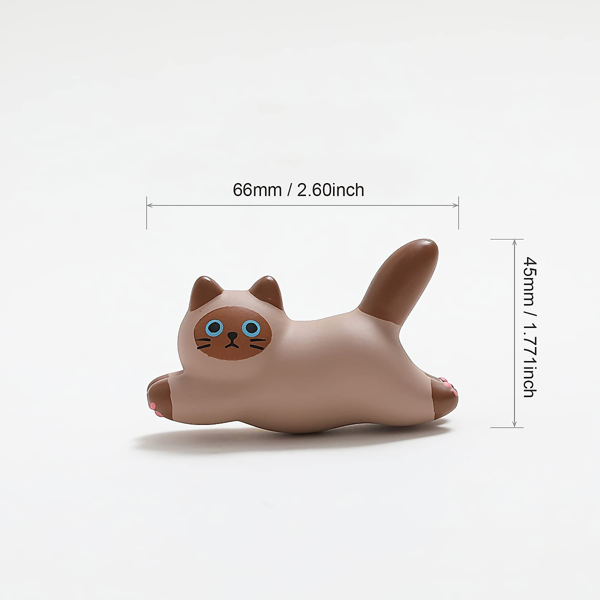 JADDSA Cat Magnet 3D Resin Refrigerator Magnets Stickers Cute Magnets Kitchen Decoration,Decorative Magnets with Double-Sided Stickers to Satisfy Any Panel.