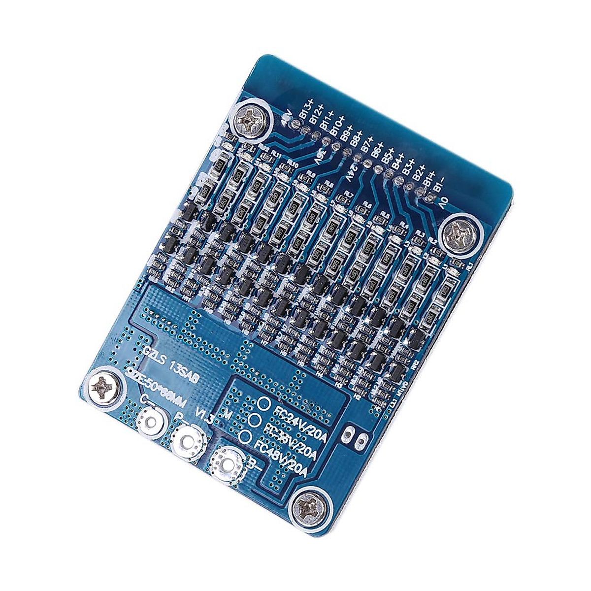 13S 48V 20A Cell Battery PCB Board with Balance Function