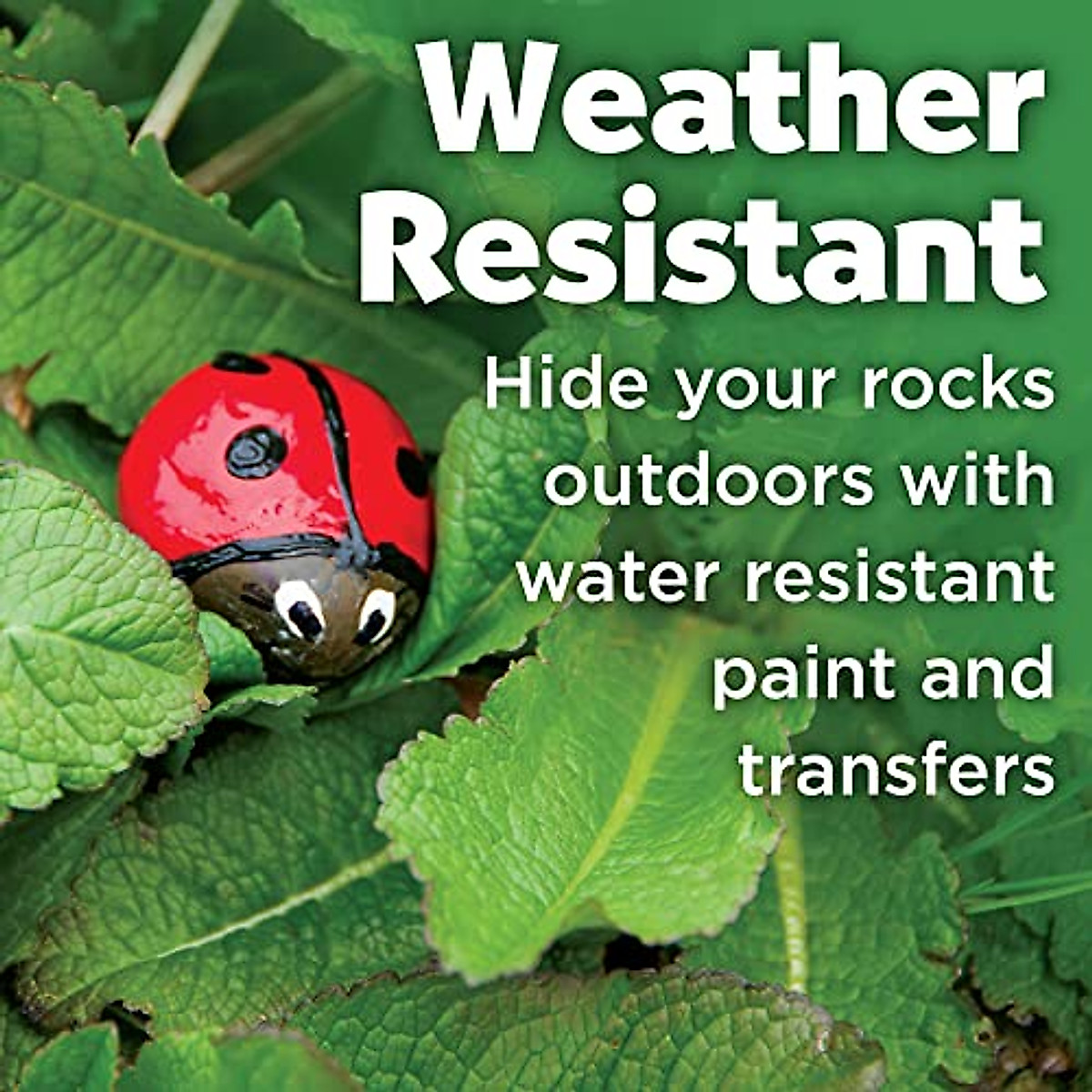 Creativity for Kids Hide & Seek Rock Painting Kit - Arts & Crafts For Kids - Includes Rocks & Waterproof Paint