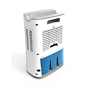 InvisiPure Hydrowave Dehumidifier - Small Compact Portable Dehumidifier for Home, RV, Bathroom, Closet, Bedroom, Small Room, Basement, Boat, Mold - Continuous Drain Hose Ready - Quiet Electric Peltier