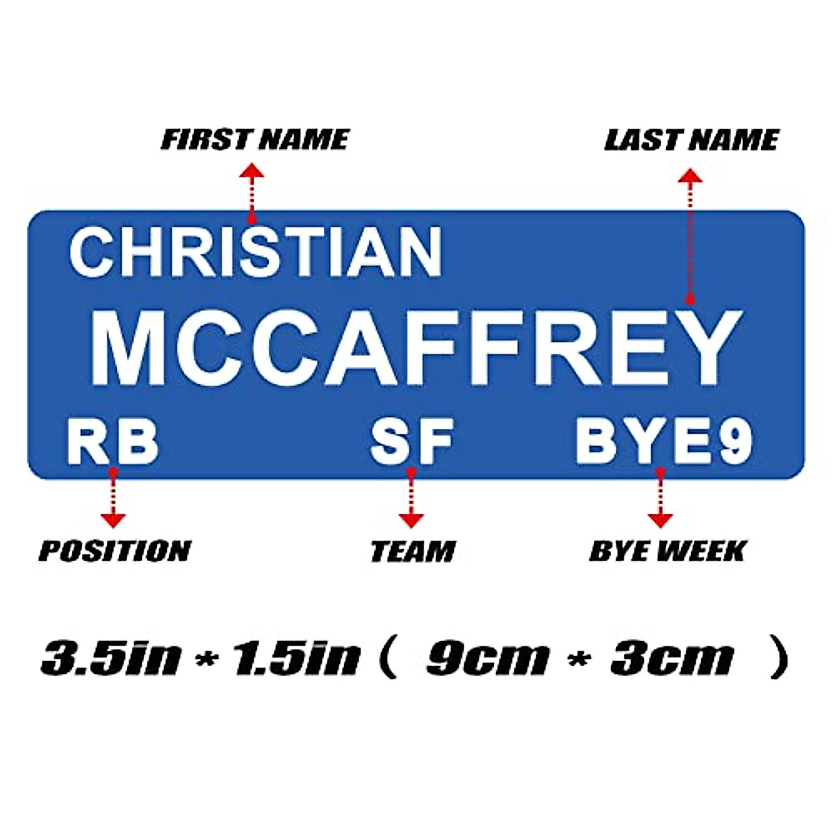 Happy Aplenty Fantasy Football Draft Board 2023-2024 14 Team x 20 Round Fantasy Football Draft Kit 2023-2024 with 500+Player Labels and Blank Labels Including 2023 Top Rookie Schedule