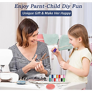 Sewing Kit,Sewing Bag Set, Portable Sewing Kit - DIY Supplies with Accessories, Ideal for Adults, Beginners, Travelers and More. Includes Black Handbag.