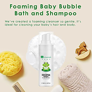 Dr Botanicals Natural Relaxing Chamomile Baby Shampoo with Aloe Vera and Barley| | Natural, Vegan & Dermatologically Tested | 5.07 FL Oz