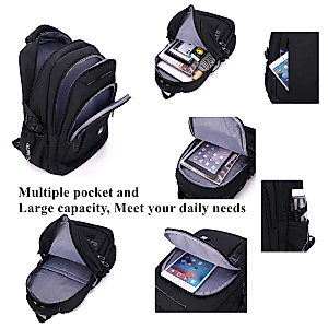 VIDOSCLA Elementary Trolley Backpack Senior High School Rolling Carry-on Luggage Book Bag with Wheels for Teens