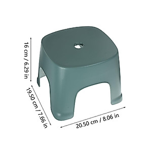 Yardenfun Plastic Toilet Step Stool for Bathroom Foot Stool for Adults Non Slip Design for Easy Access for Toilet and Sink Use Compact and Lightweight for Convenient Storage