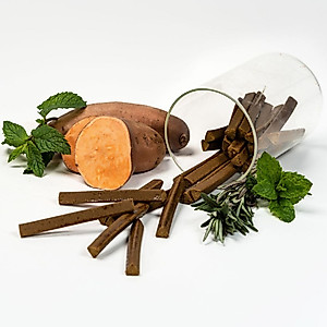 Vivus Pets Nautral Vegan Dental Chews for Dogs - Cinnamon Parsley Flavor to Help Clean Teeth & Freshen Breath - Dental Dog Treats with Natural Ingredients for All Breeds and Sizes, 10.5 Oz