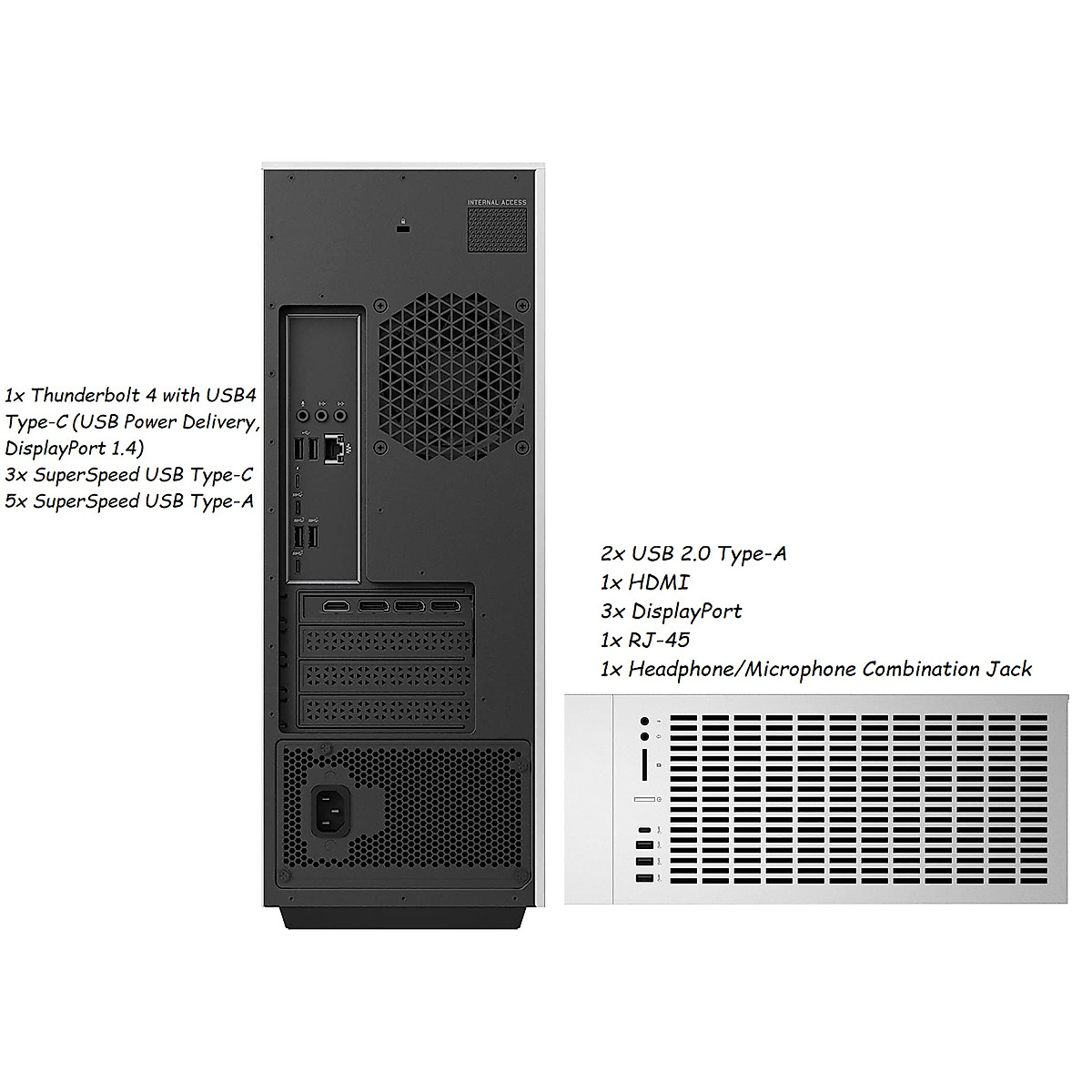 HP [Windows 11 Pro] Envy Business Tower Desktop, 12th Gen Intel Core i7-12700, 64GB RAM, 2TB SSD, RJ-45, HDMI, Thunderbolt 4, Type-C, GeForce RTX 3060 Ti, USB Wireless Keyboard and Mouse, Durlyfish