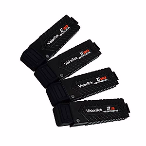 VisionTek XT 1TB USB 3.0 Pocket SSD with up to 451MB/s Read & 445 MB/s Write Speeds,Bootable Drive, TLC NAND, SMI Controller, Compatible with PS3/PS4 & Xbox One S/X, (901241)