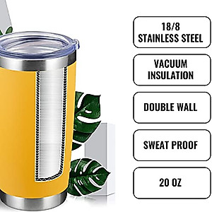 TDYDDYU 12 pack 20 OZ Double Wall Stainless Steel Vacuum Insulated Tumbler Coffee Travel Mug With Lid, Durable Powder Coated Insulated Coffee Cup for Cold & Hot Drinks (Orange, 12 pack)