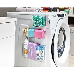 iDesign Magnetic Medium Bin, Clear