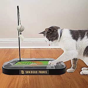 Pets First SAN Diego Padres Baseball Cat Scratcher Toy
