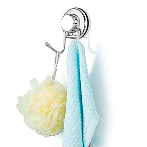 iPEGTOP Suction Soap Dish, Shower Caddy and Shower Hooks Bundle