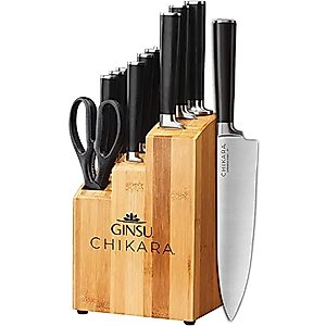 Ginsu Chikara 12 piece knife set, Black