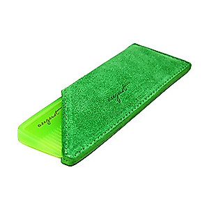 AUGUST GROOMING Soft Suede Case for Luxury Comb (Pocket, Green Suede)