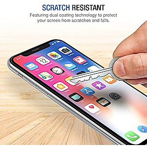 TETHYS Glass Screen Protector Designed for iPhone 11 Pro/iPhone Xs [Edge to Edge Coverage] Full Protection Durable Tempered Glass Compatible iPhone X/XS/11 Pro [Guidance Frame Include] - Pack of 3