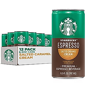 Starbucks Doubleshot, Salted Caramel, 6.5 Ounce, 12 Count (Packaging May Vary)