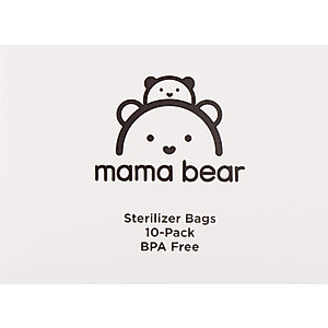 Amazon Brand - Mama Bear Sterilizer Bags, 10-count