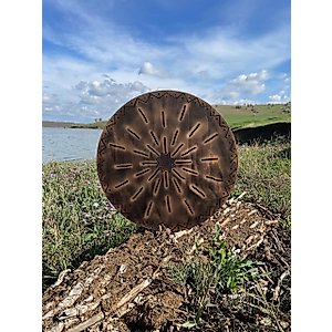 Sound Healing Tool "Water-Fall Disk" 20 inch | Meditative Water Sound | Wooden Ocean Drum | Relaxing Sound for Meditation | Rain Drum for Sound Bath