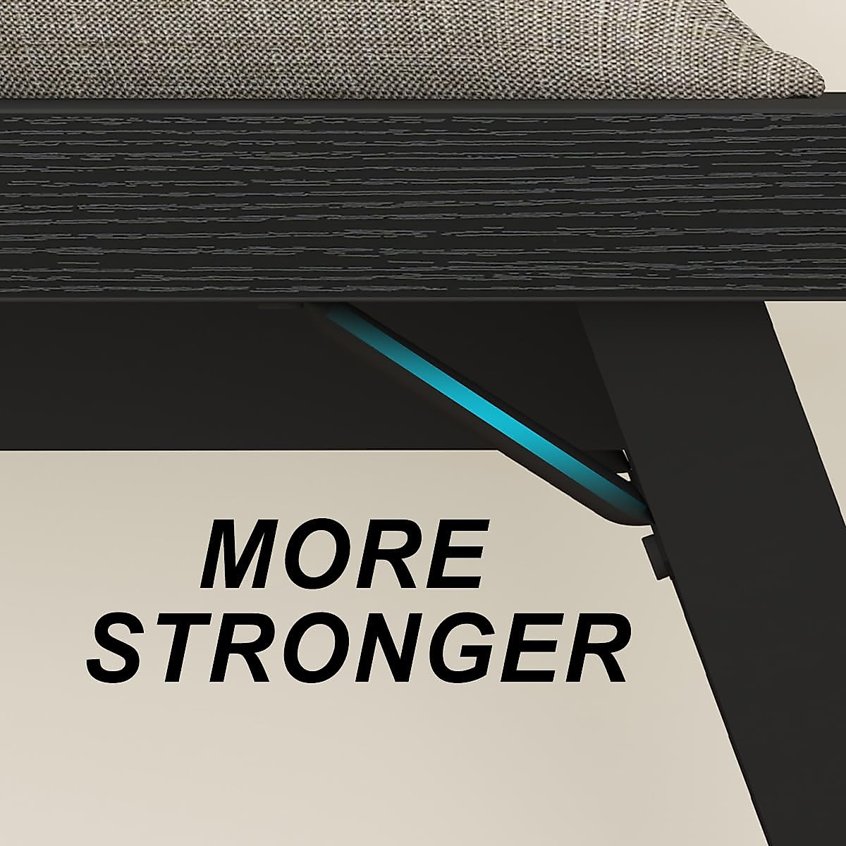 LVB Wood Bench, Industrial Storage Entryway Indoor Bench for Bedroom Hallway Living Room, Rustic Famhouse Wooden Metal Shoe Rack Accent Foyer Bench Seat for Entrance Sitting, Rustic Brown, 47 in Long